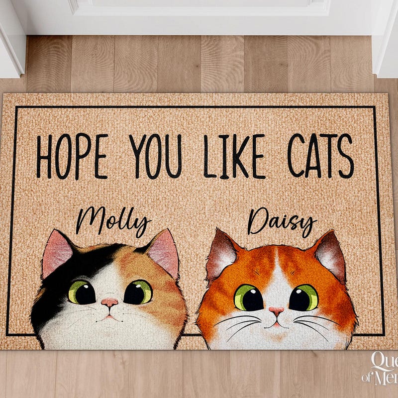 Cat Doormat - Etsy