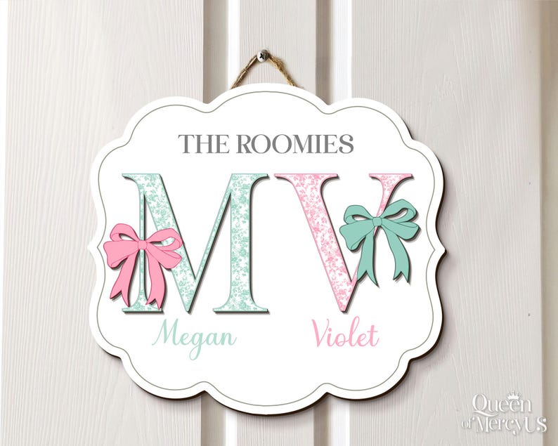 Custom Dorm Room Door Signs, Personalized College Door Sign ...