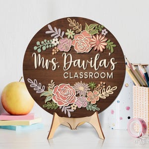Teacher Door Sign, Teacher 3D Door Hanger, Teacher Appreciation Gifts ...