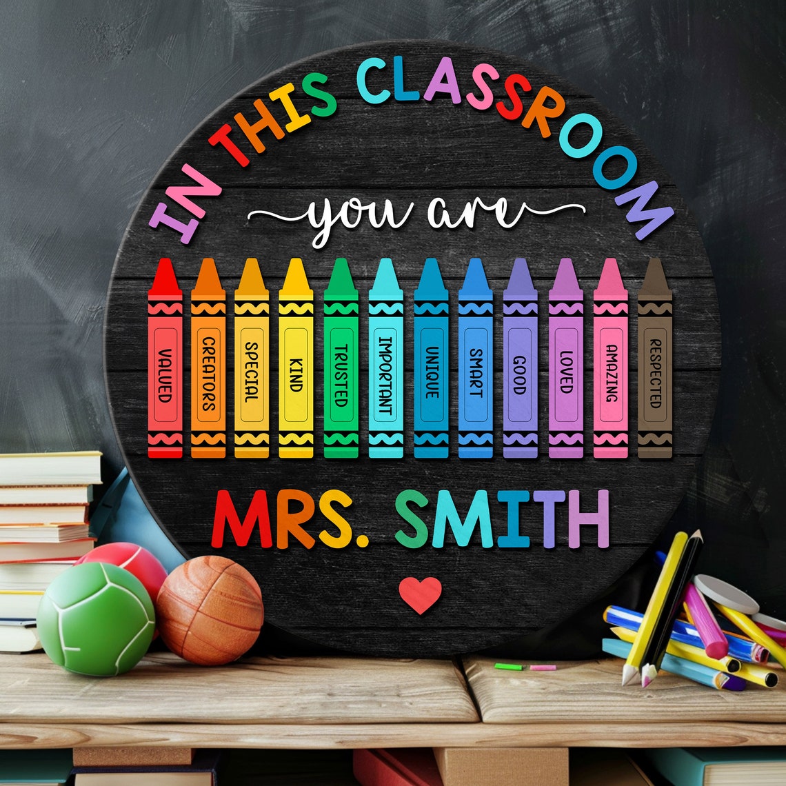 Personalized 3D Teacher Door Hanger, Teacher Gift, Special Education ...