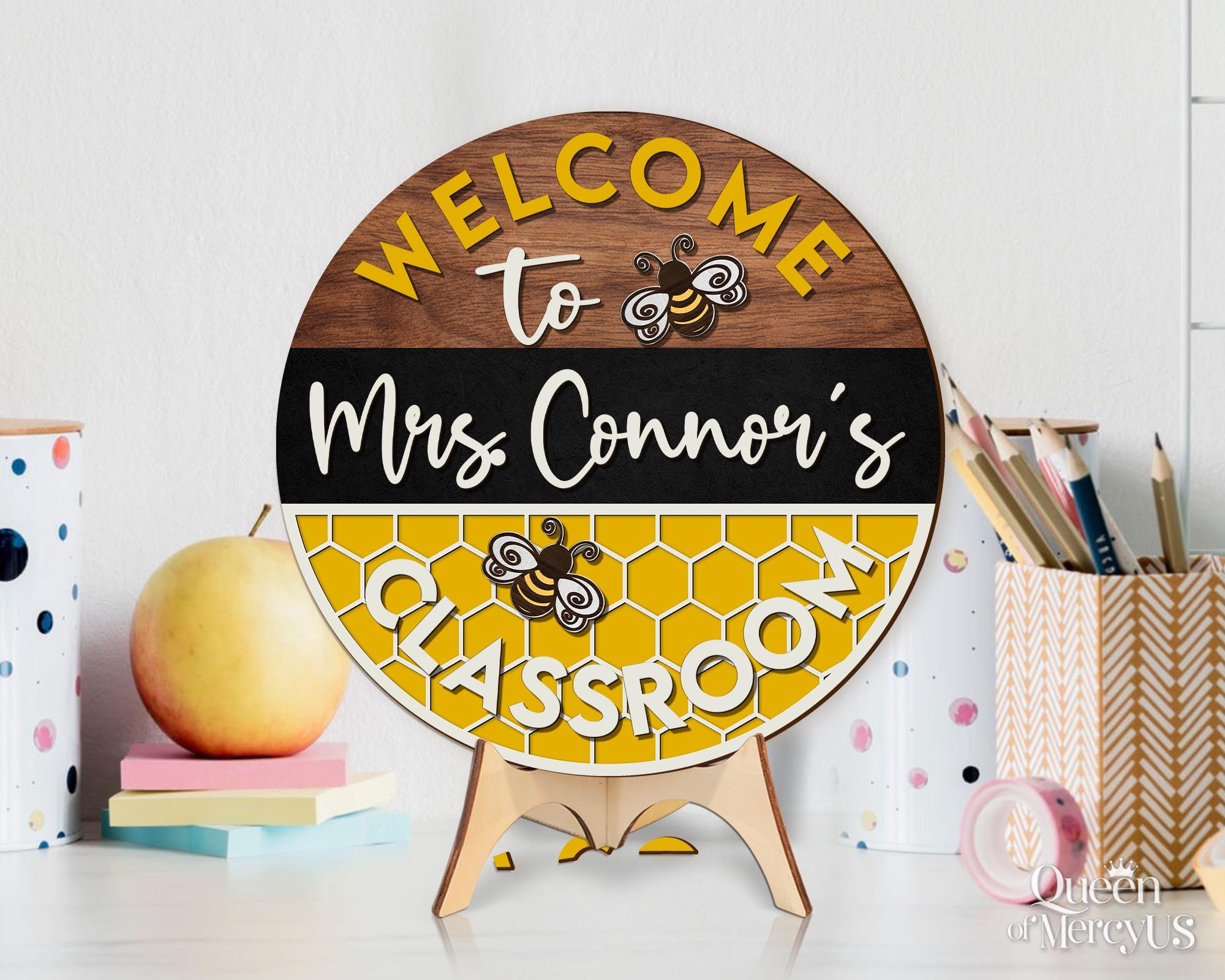 Custom Teacher Name Door Sign, Teacher Appreciation Gifts, Teacher Door ...