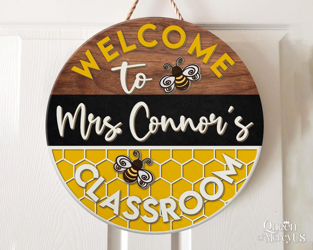 Custom Teacher Name Door Sign, Teacher Appreciation Gifts, Teacher Door ...