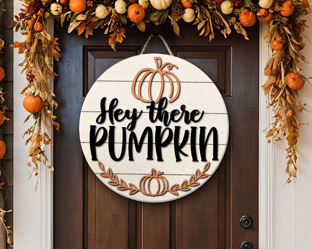 Fall Door Hanger, Autumn Home Decor, Fall Welcome Sign, Outdoor Fall ...
