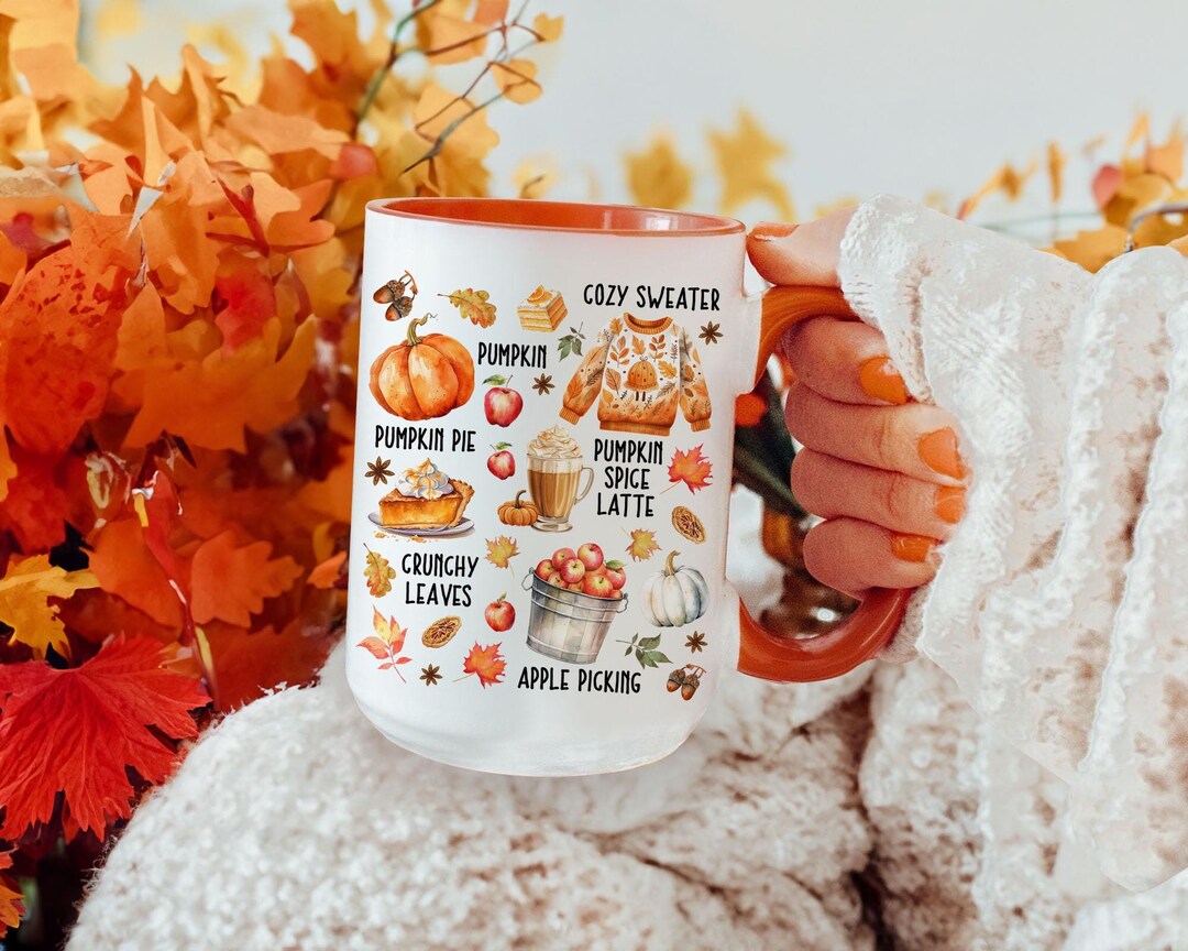 Hello Fall Mug, Fall Mug, Pumpkin Spice Latter Mug, Autumn Mug, Fall ...
