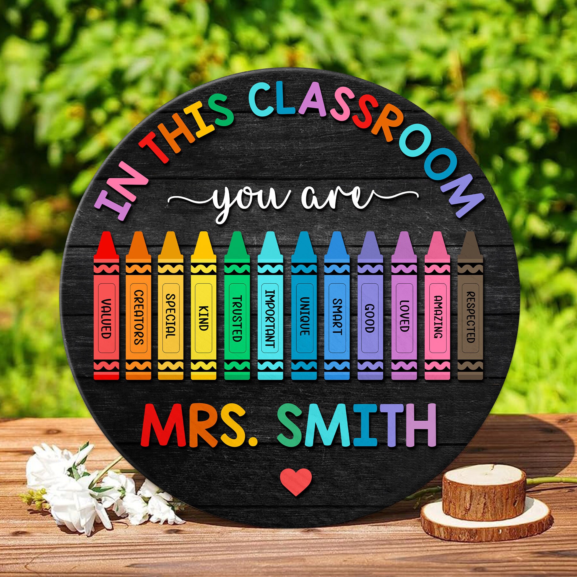 Personalized 3D Teacher Door Hanger, Teacher Gift, Special Education ...
