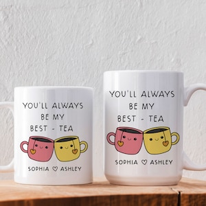 Personalized Bestie Mug, Best Friend Mug, Gift for Bestie, My Best-tea ...