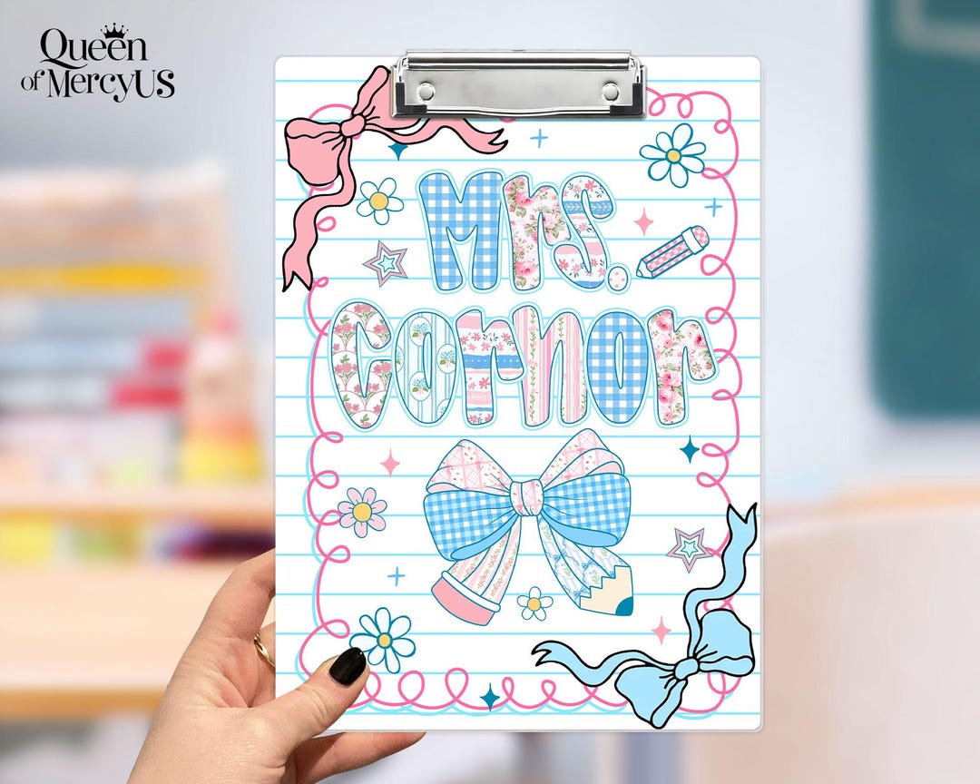 Personalized Teacher Appreciation Gifts, Preppy Floral Acrylic ...