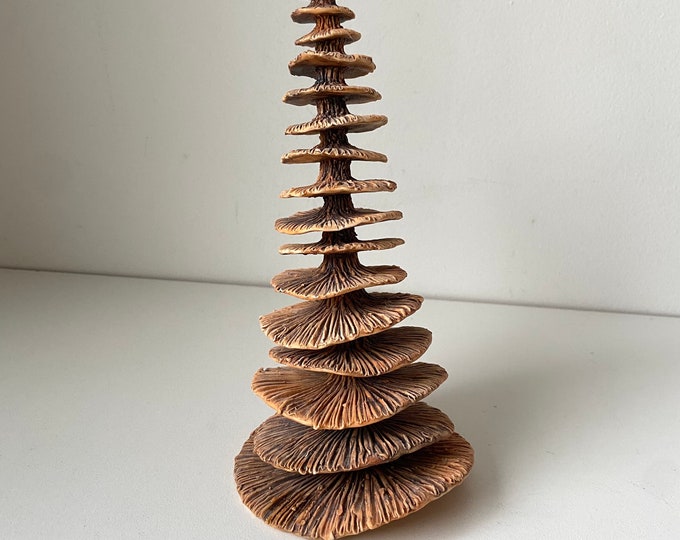 Porcelain Organic Sculptural Object Orange Brown and Textural - Etsy