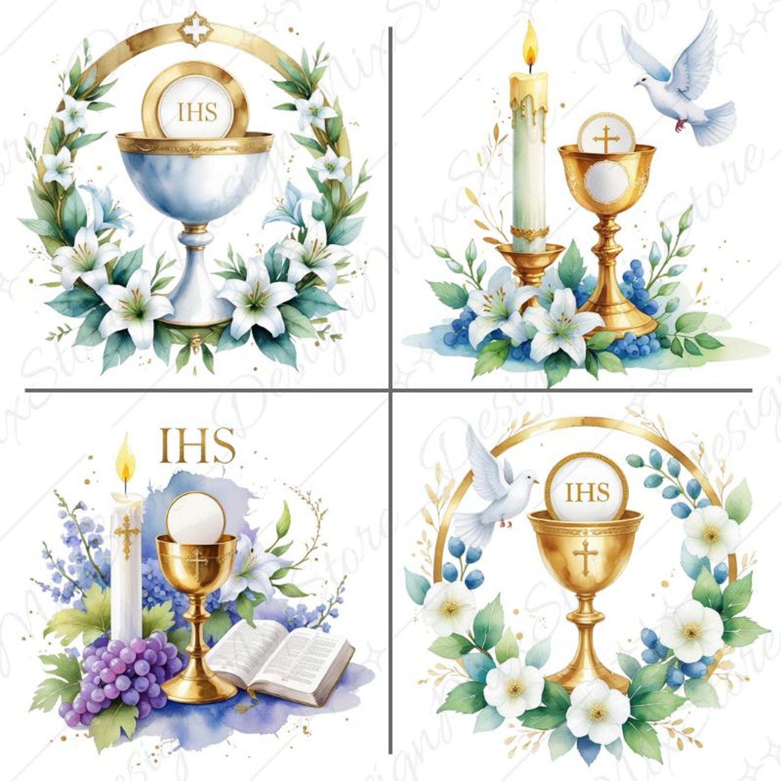 20 PNG First Communion | Holy Communion Clipart | Religious Graphics ...