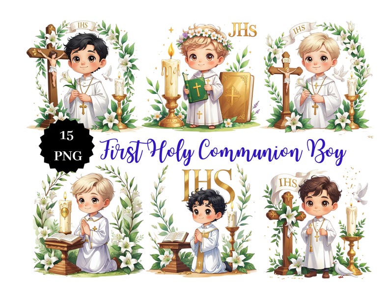 15 PNG First Holy Communion Boy – Clipart With No Background, Printable ...