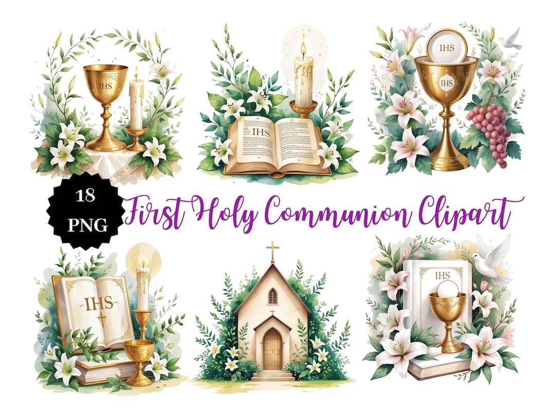 18 PNG First Communion | Holy Communion Clipart | Religious Graphics ...