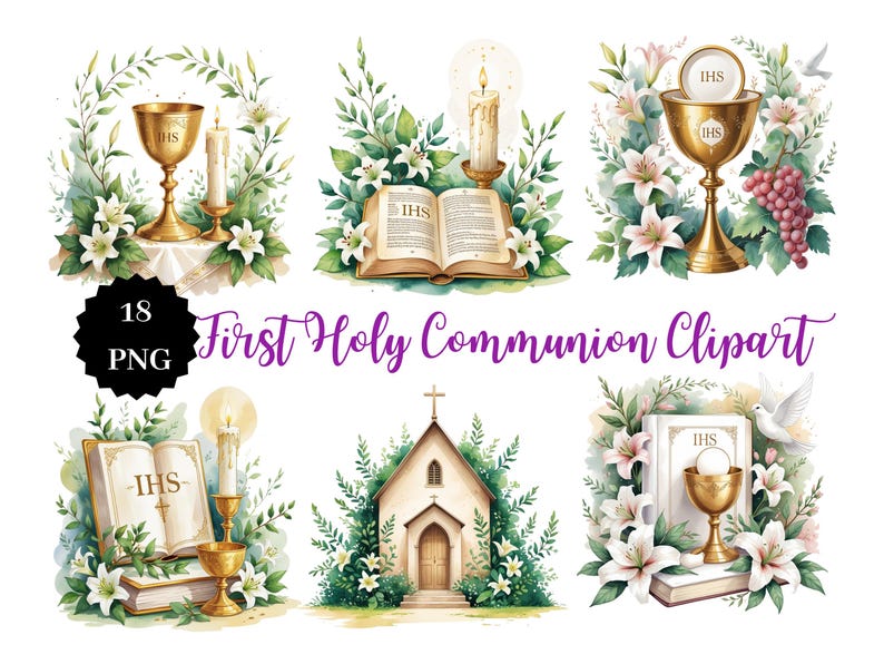 18 PNG First Communion | Holy Communion Clipart | Religious Graphics ...
