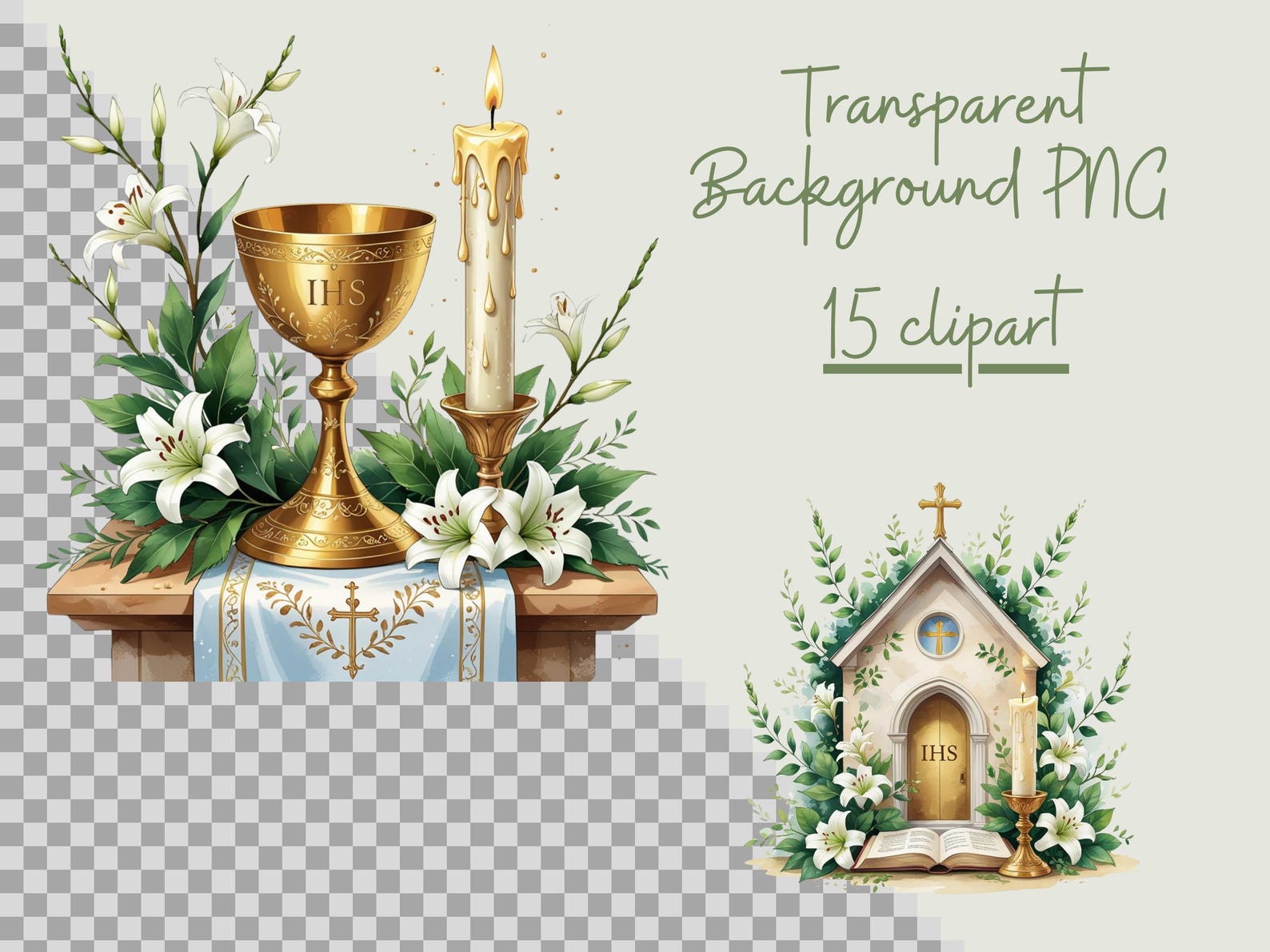18 PNG First Communion | Holy Communion Clipart | Religious Graphics ...