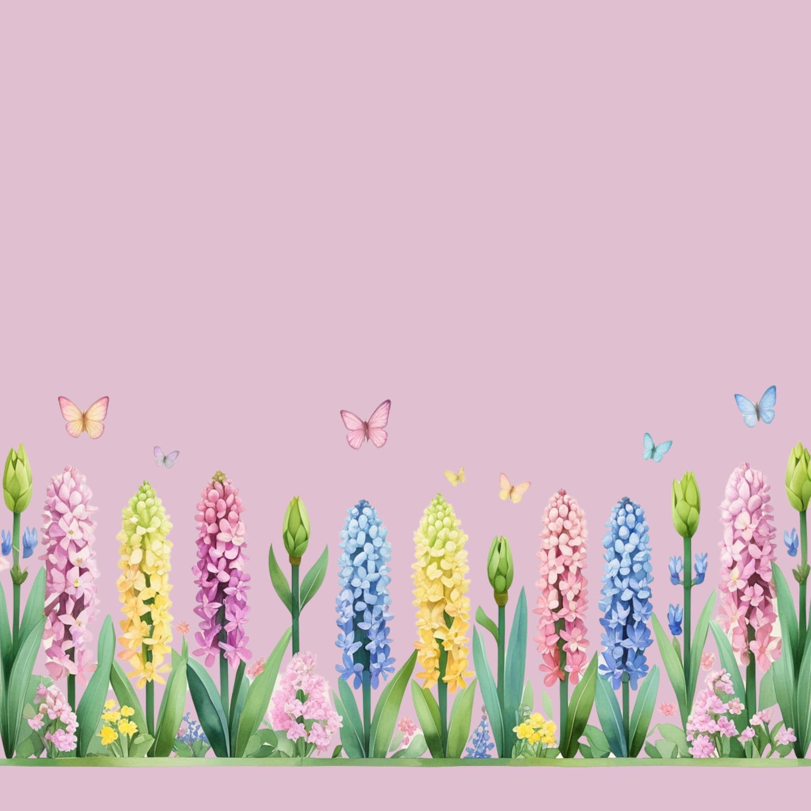 32 PNG Spring Flower Borders – Digital Download, Floral Clipart for ...