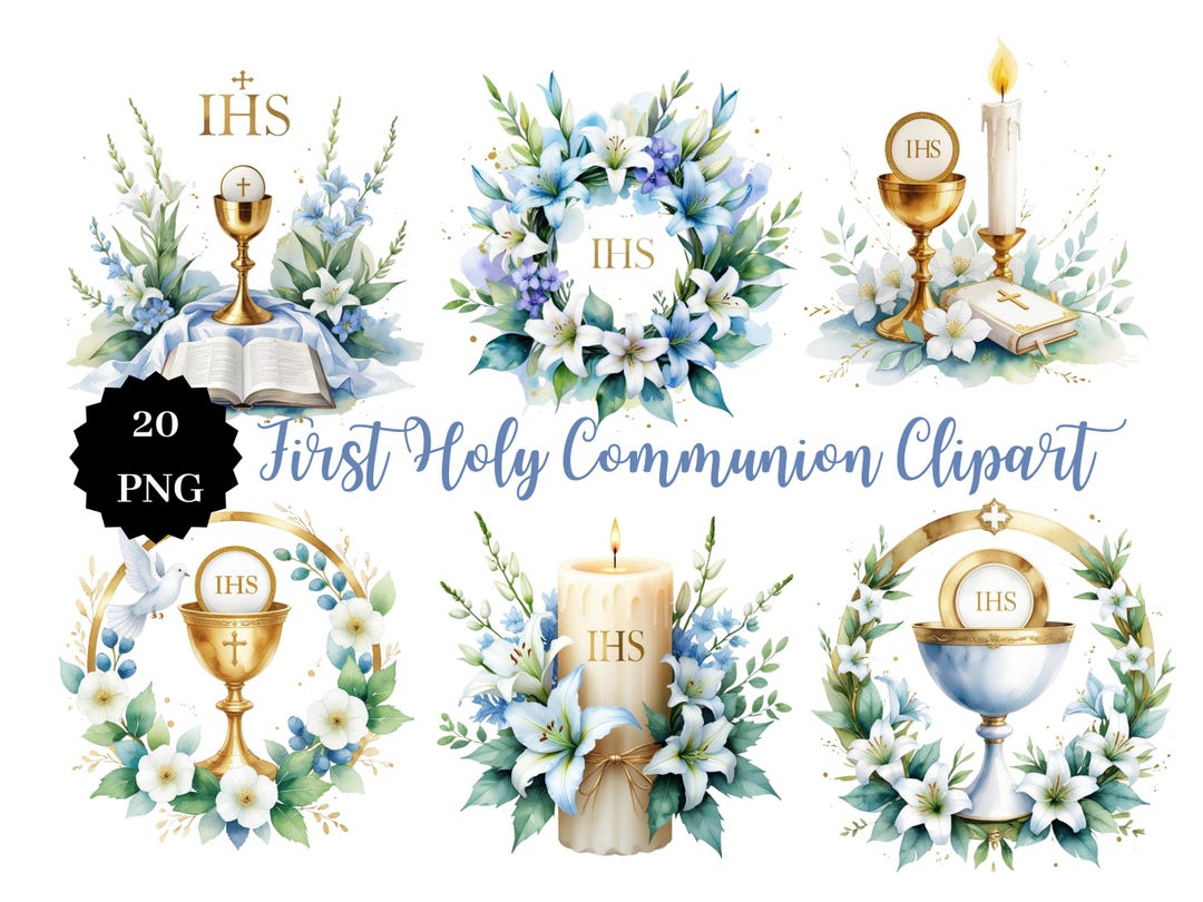 20 PNG First Communion | Holy Communion Clipart | Religious Graphics ...