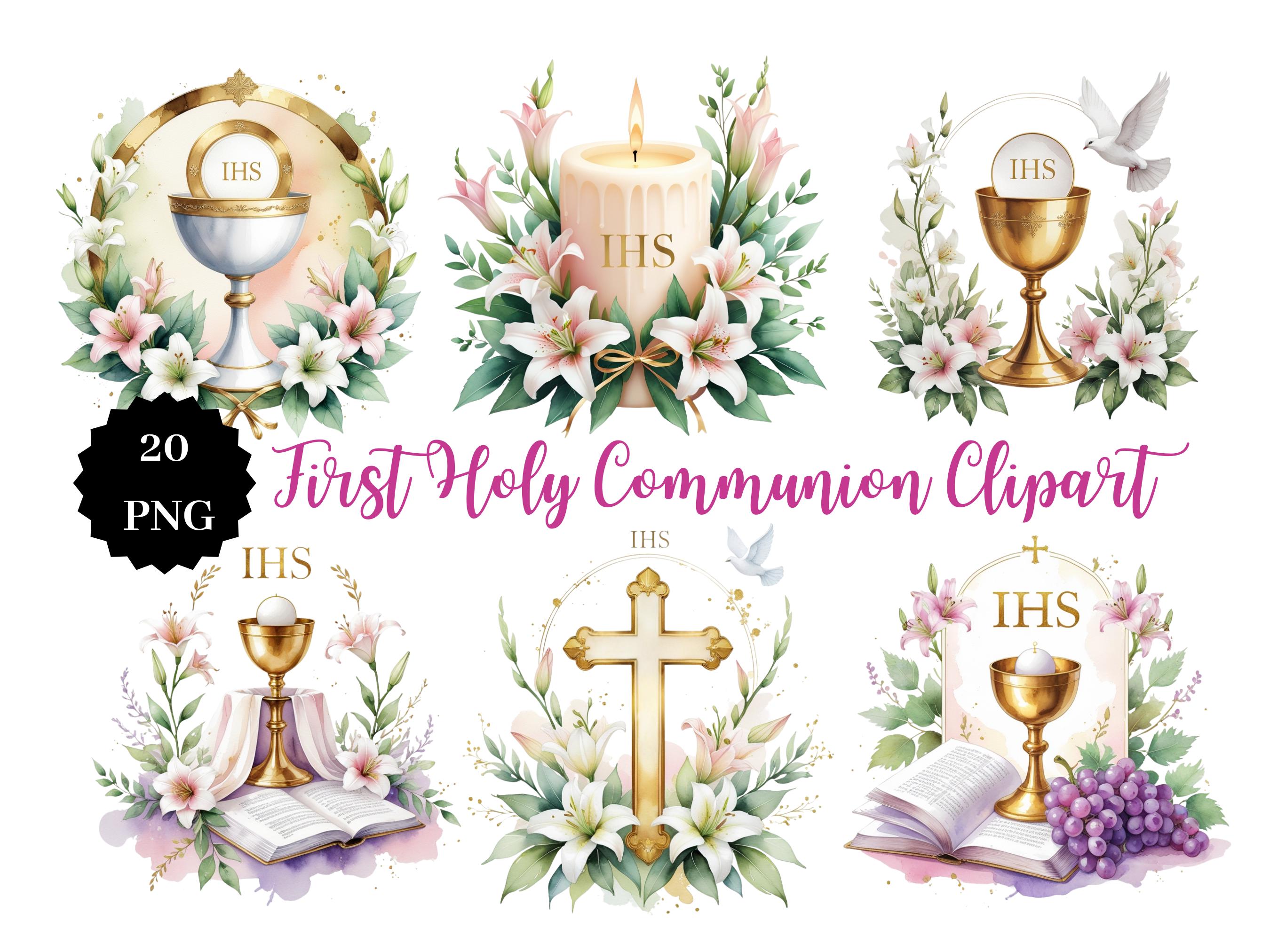 20 PNG First Communion | Holy Communion Clipart | Religious Graphics ...