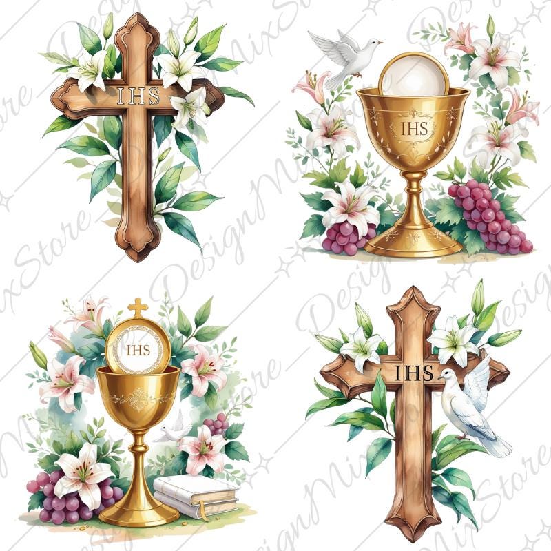 18 PNG First Communion | Holy Communion Clipart | Religious Graphics ...