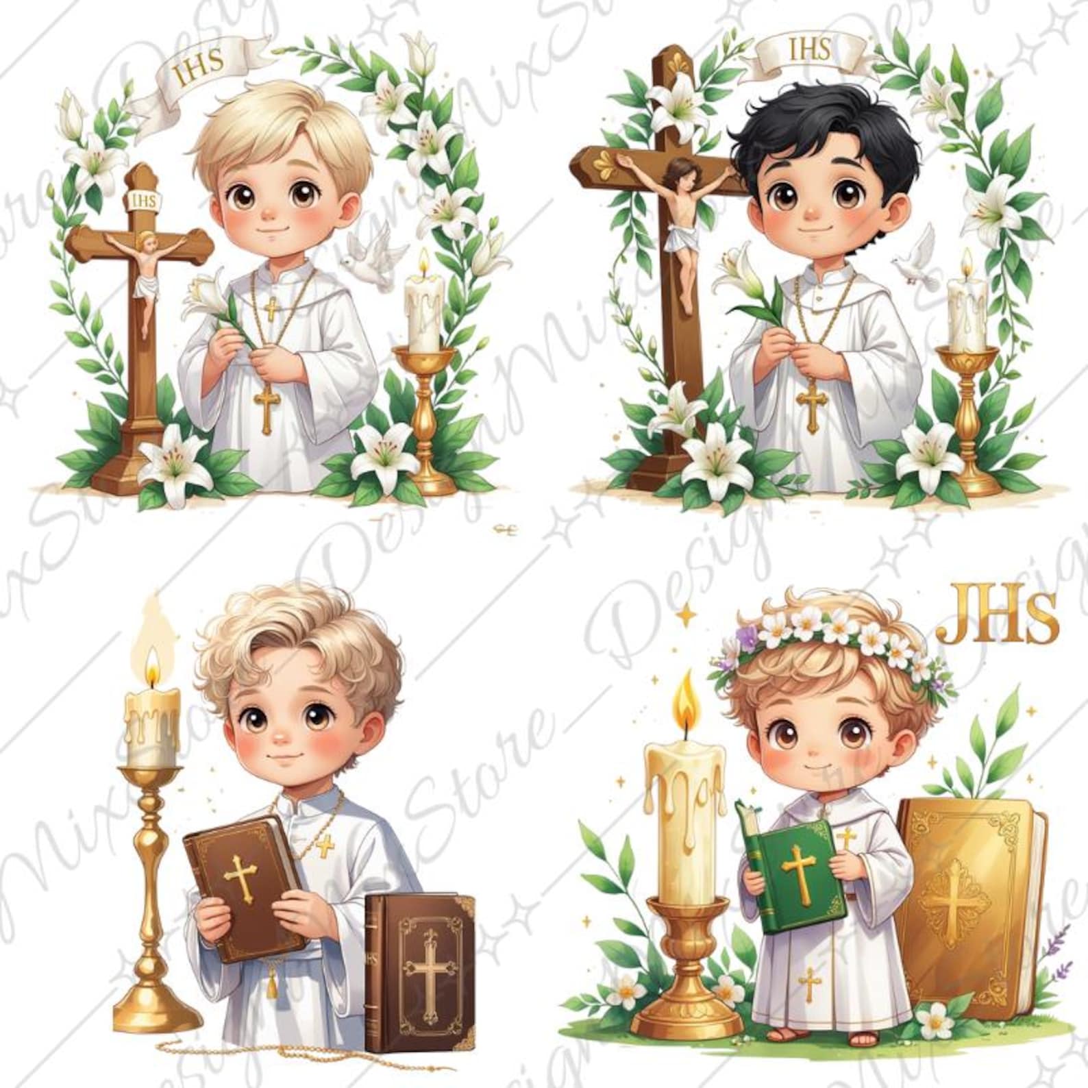 15 PNG First Holy Communion Boy – Clipart With No Background, Printable ...