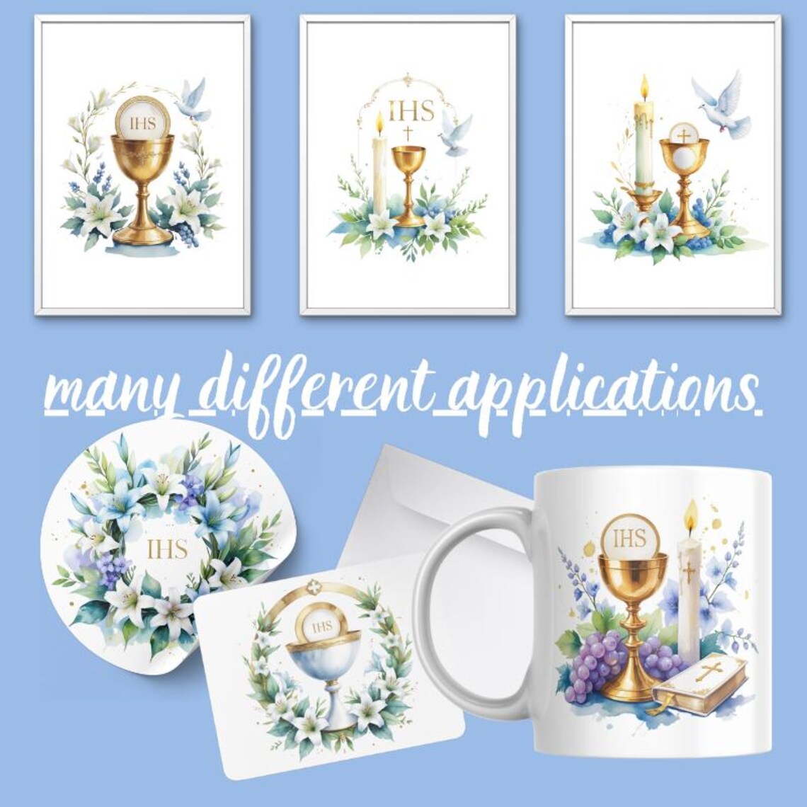 20 PNG First Communion | Holy Communion Clipart | Religious Graphics ...