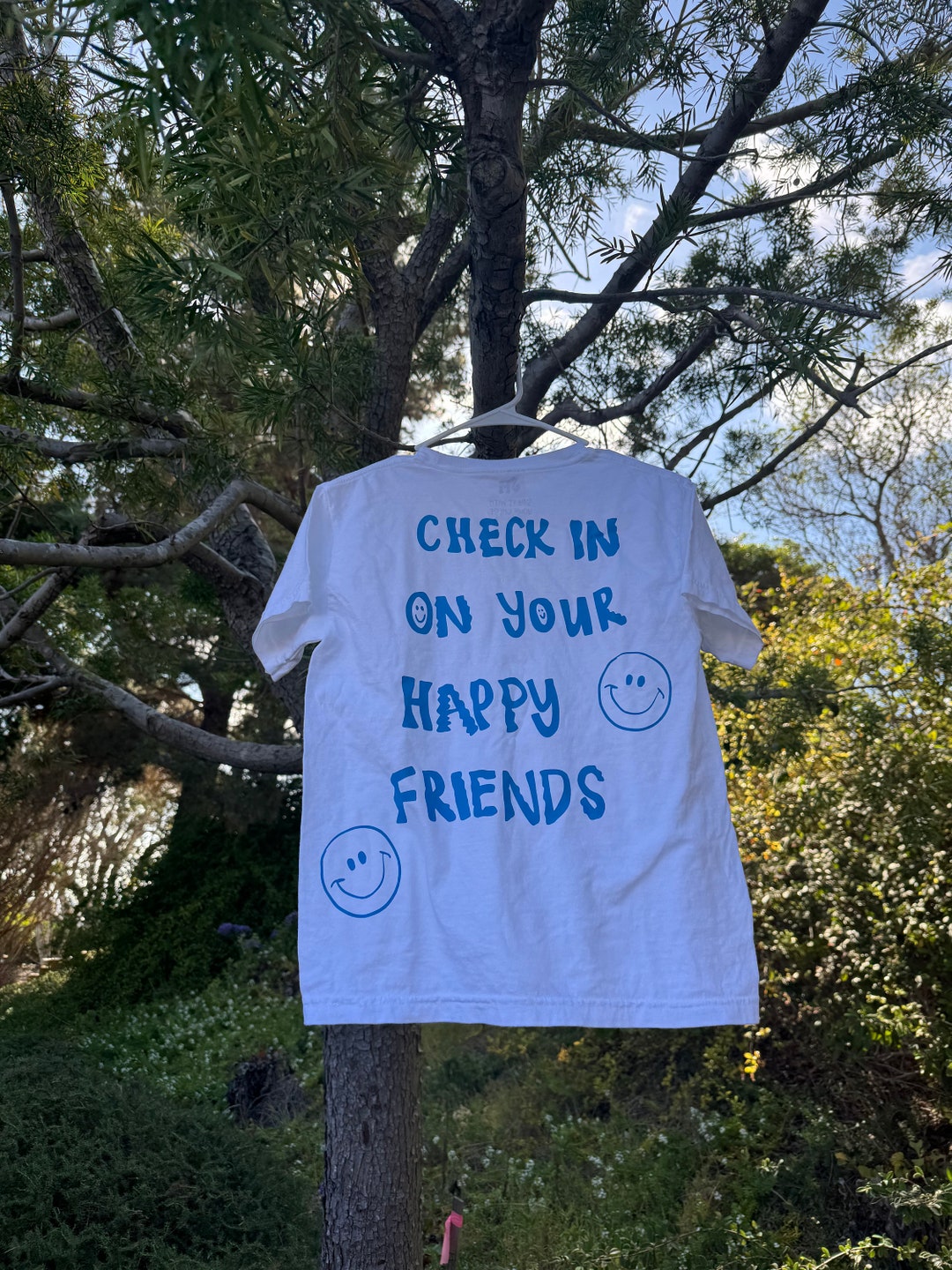 Kids - Check in on Your Happy Friends Shirt - Etsy
