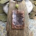 Reed Ogham Charm, Copper Pendant, Celtic Tree Astrology, Connemara ...