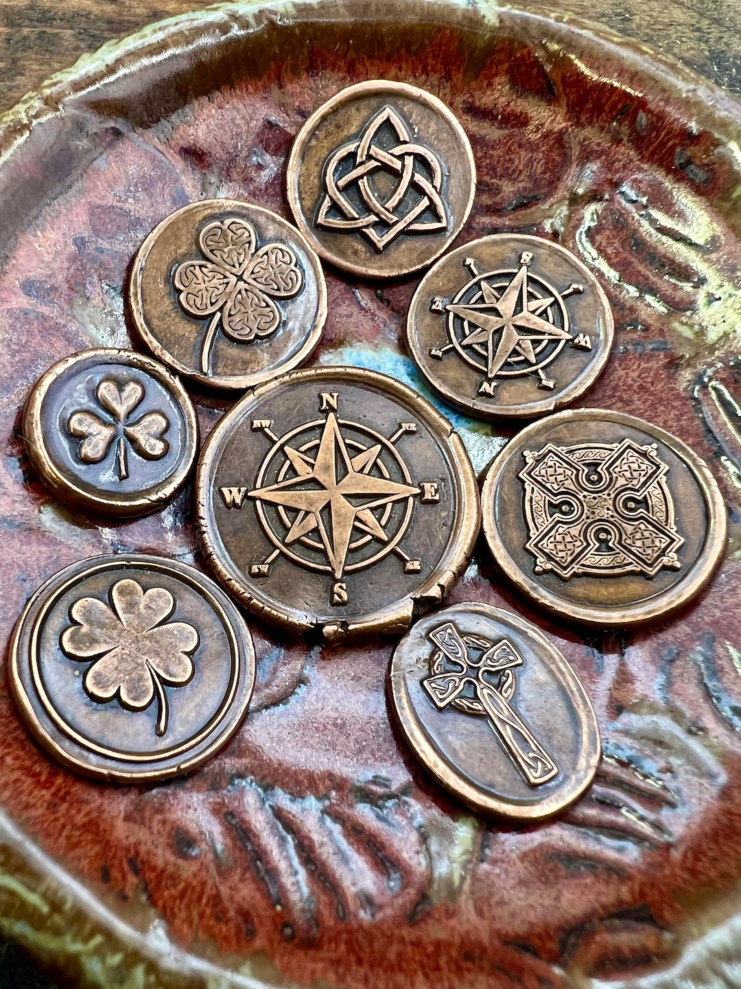 Copper Pocket Charms, Good Luck, Safety Protection, Magical Charms ...
