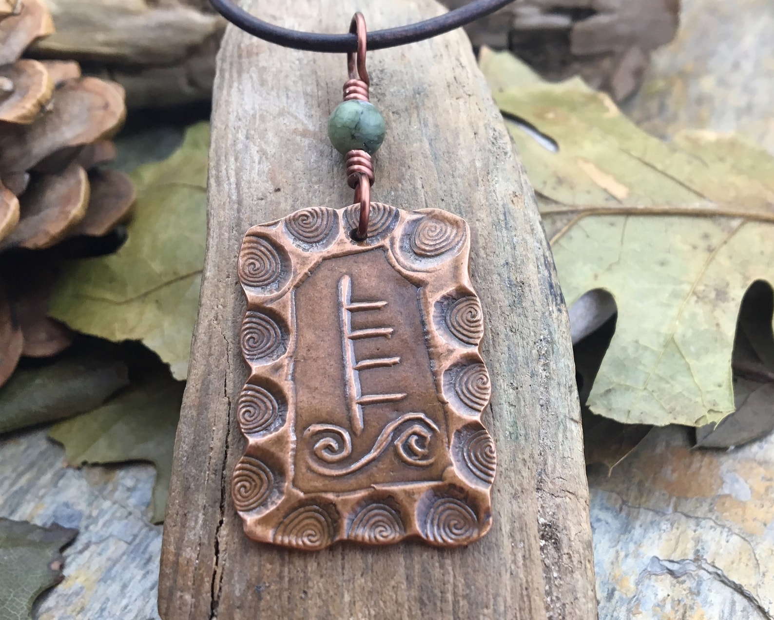 Willow Tree Ogham Charm, Copper Pendant, Celtic Tree Astrology ...