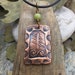 Reed Ogham Charm, Copper Pendant, Celtic Tree Astrology, Connemara ...