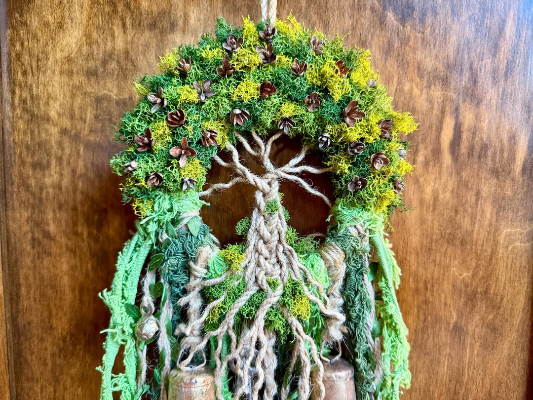 Tree of Life Witch Bells, Home & Door Protection, Doorknob, 5 Inch ...