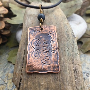 Aspen Poplar Ogham, Connemara Marble, Irish Celtic Jewelry, Ogham ...