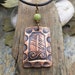 Reed Ogham Charm, Copper Pendant, Celtic Tree Astrology, Connemara ...