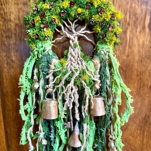 Tree of Life Witch Bells, Home & Door Protection, Doorknob, 5 Inch ...