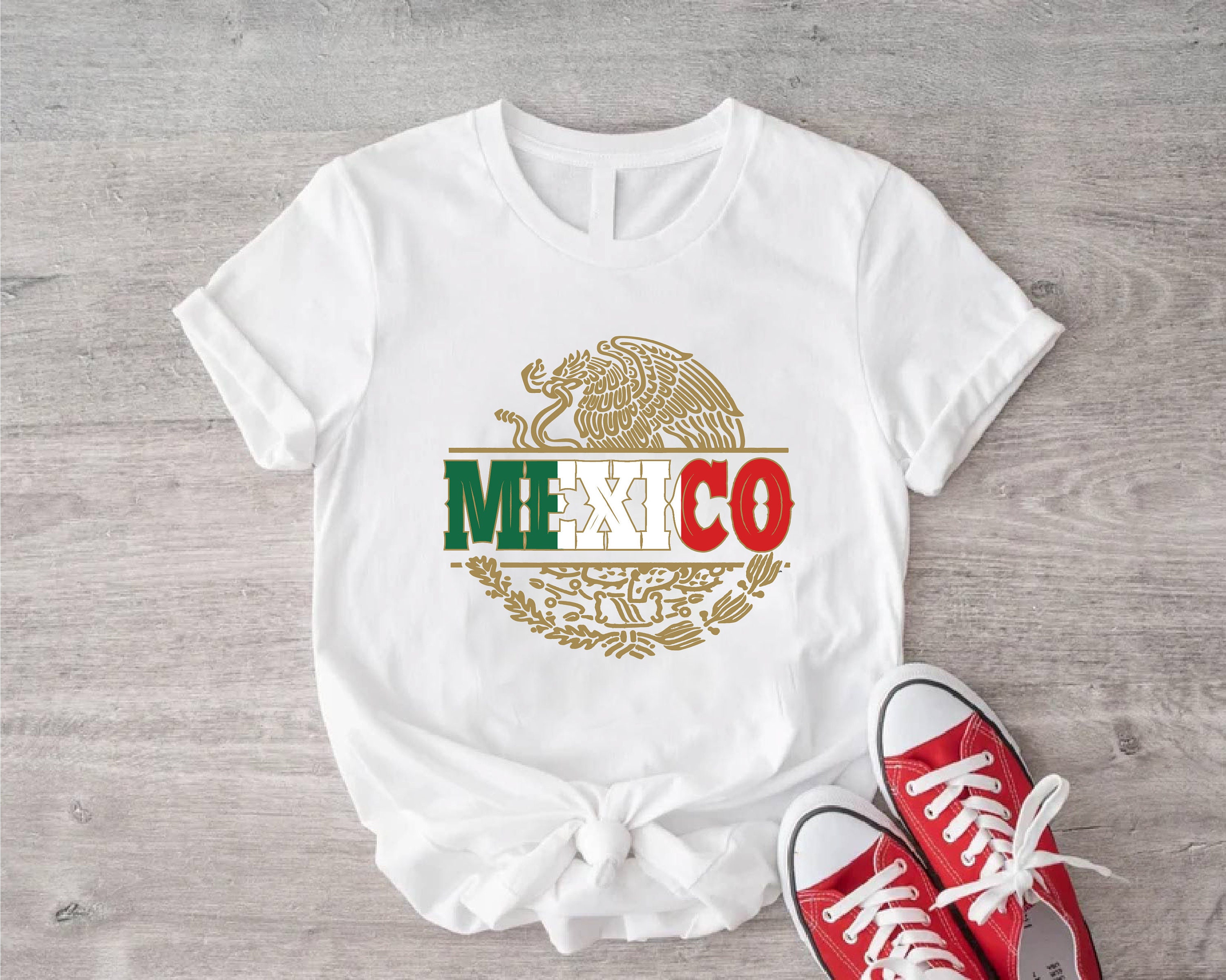 Mexico Shirt, Mexico Coat of Arms T-shirt,mexican Pride Nationality ...