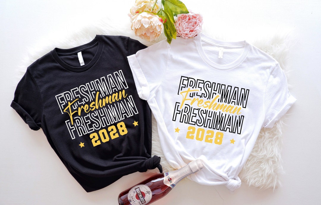 Freshman 2028 Shirt, Trendy Freshman 28 Shirts, High School Shirt ...
