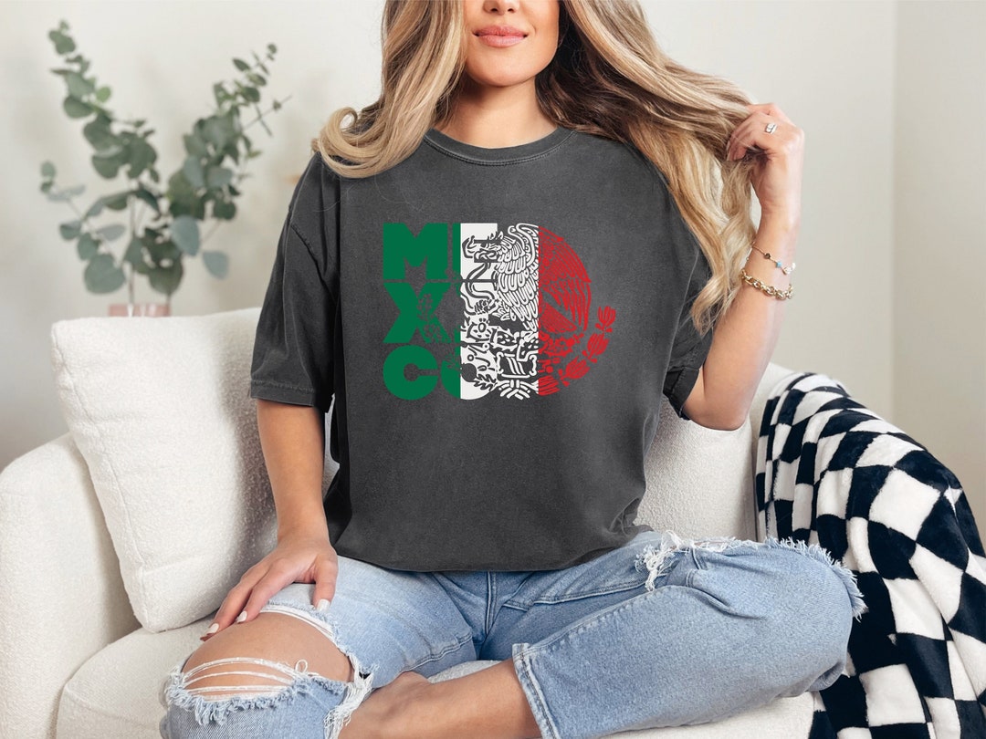 Mexico Comfort Colors Shirt, Mexico Coat of Arms T-shirt, Latina T-shirt, Mexico Eagle Tee ...