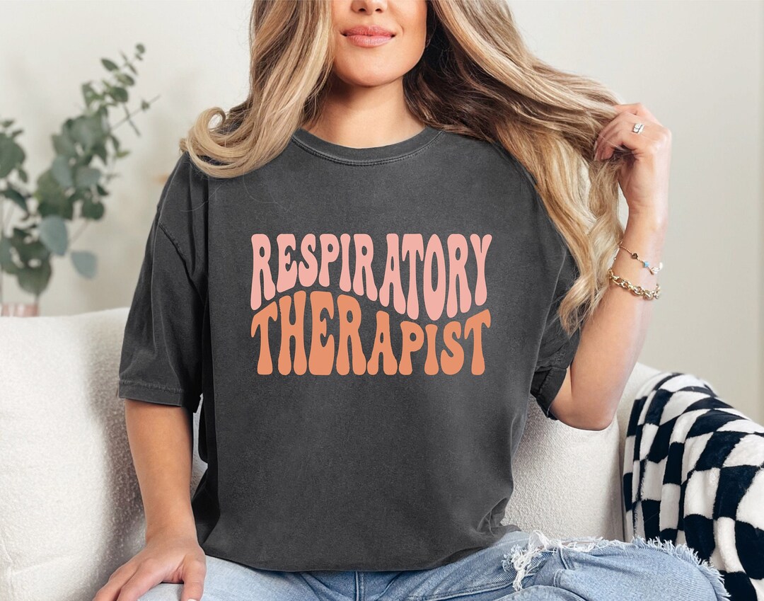 Respiratory Therapist Comfort Colors Shirt, Boho Respiratory Therapy ...