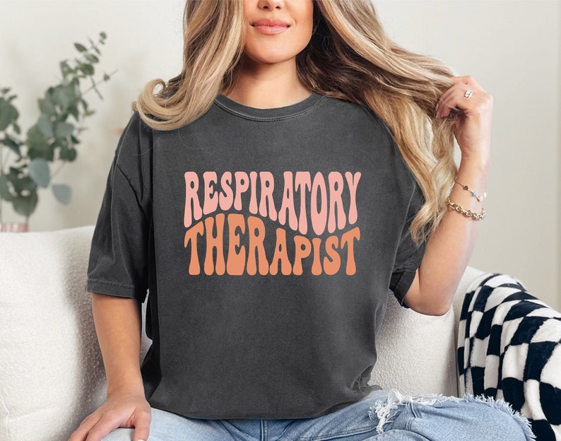 Respiratory Therapist Comfort Colors Shirt, Boho Respiratory Therapy ...