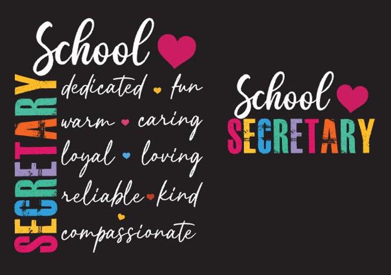 School Secretary SVG PNG, Secretary Counselor Shirt Svg, Secretary ...