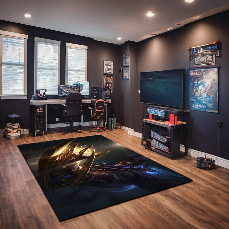 Galaxy Slayer Zed Rug: League of Legends Gamer Room Decor - Etsy