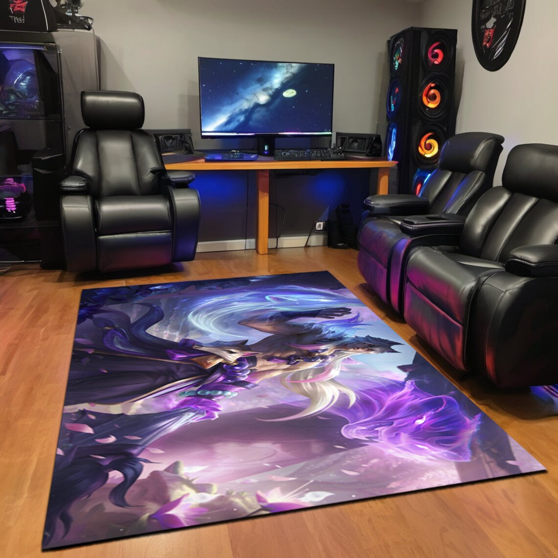 Spirit Blossom Sett Lol Fantastic Gamer Room Rug, League of Legends ...