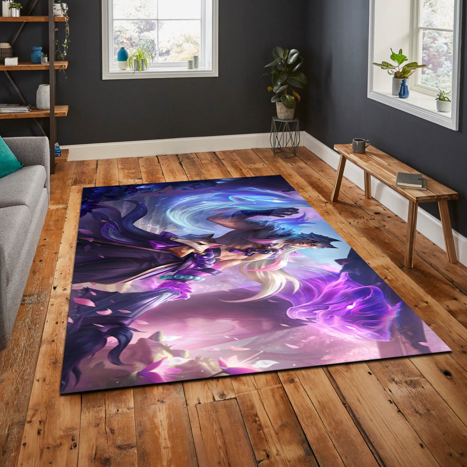Spirit Blossom Sett Lol Fantastic Gamer Room Rug, League of Legends ...