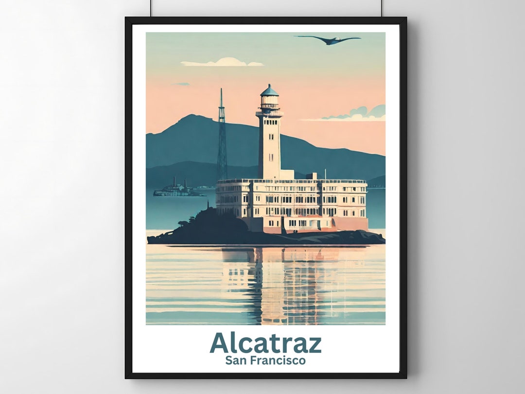 Poster Print of Alcatraz Wall Art Poster Print 200gsm High Quality ...