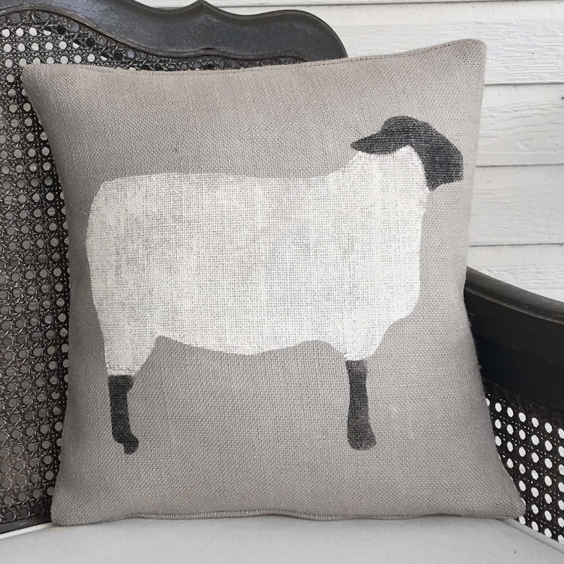 Lamb Pillow - Etsy