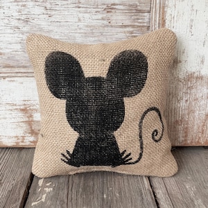 The Door Mouse - Burlap Doorstop - Cute Mouse Door Stop - Mouse Door ...