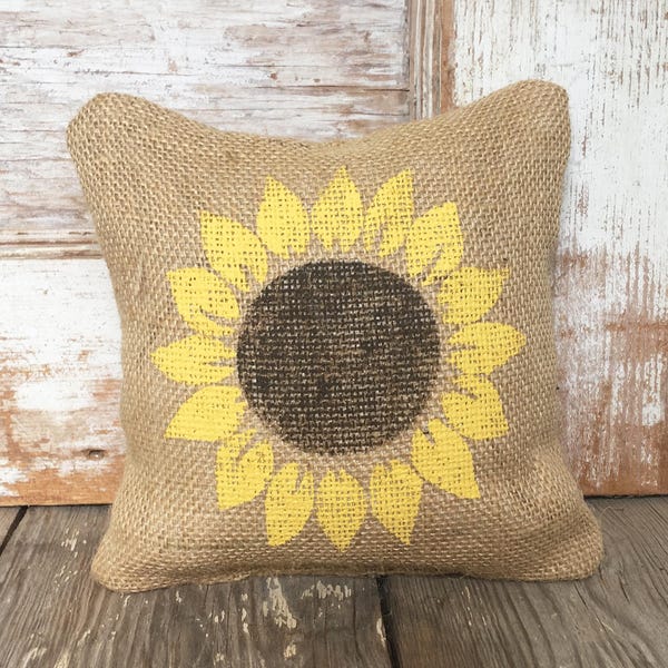 Burlap Sunflowers - Etsy