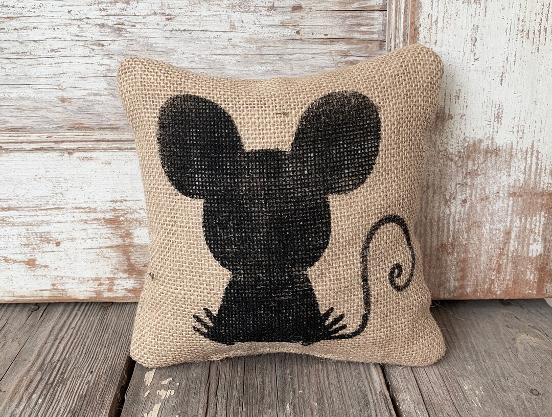 The Door Mouse Burlap Doorstop Cute Mouse Door Stop Mouse Door Stopper ...