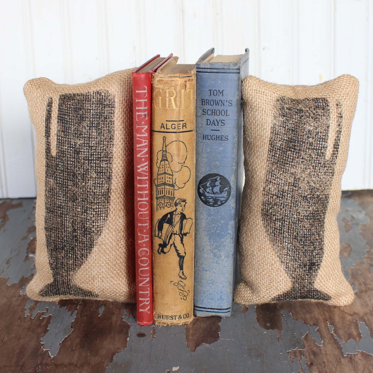 Cachalot Whale - Petit Feed Sack Pillow Pair - Unique Paper Weight ...