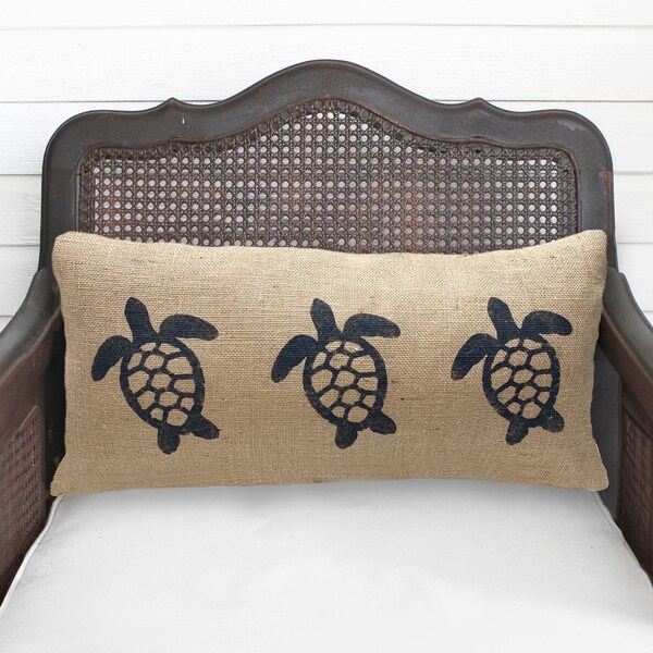 Sea Turtle Pillow - Etsy