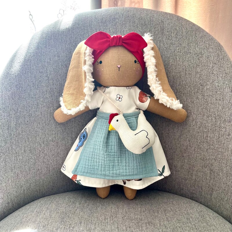 Soft Fabric Doll - Etsy