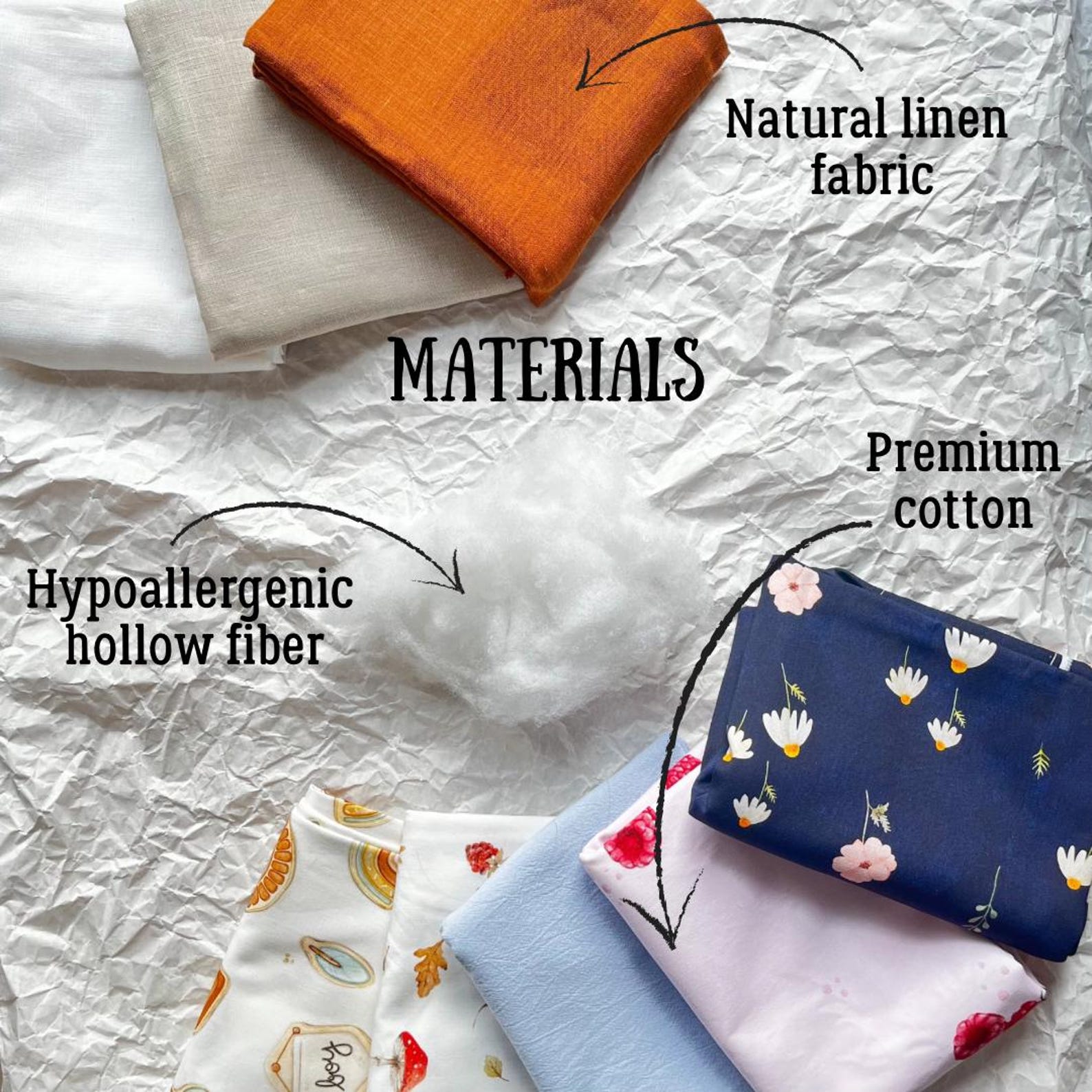 Textile Sheep Doll, Rag Stuffed Lamb Doll, Art Doll Animal, Linen Soft ...